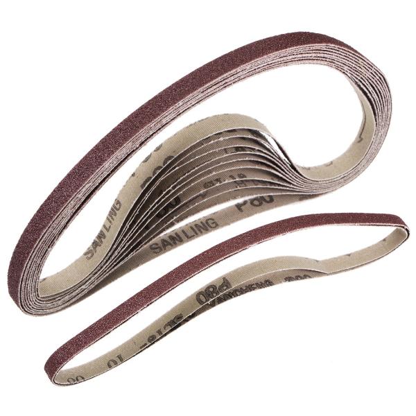 【本商品は海外出荷】お届けは通常20-30日を頂いております。【9mm x 540mm &amp; 80グリット】研磨サンディングベルトは、9mm x 540mmのサンディングベルト、80グリットを使用するサンダーに適合します。【酸化アルミ...