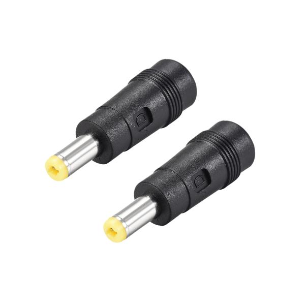 【本商品は海外出荷】お届けは通常20-30日を頂いております。DC電源アダプター、外部電源およびオンボードトランスに広く使用されます。コネクタサイズ - 5.5mmx2.1mmオス-5.5mmx2.5mmメスDCコネクタチップ良いコネクタ、...