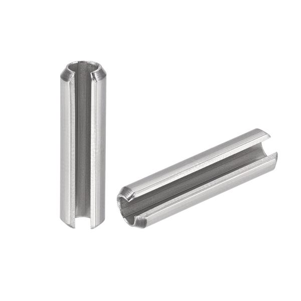 【本商品は海外出荷】お届けは通常20-30日を頂いております。1.材料：304ステンレス鋼製、耐腐食性、耐久性、安定性2.仕様：直径：;長さ：; タイプ：テンションピン無地仕上げ3.パッケージ内容：20個 x 溝付きスプリングピン4.製品の...