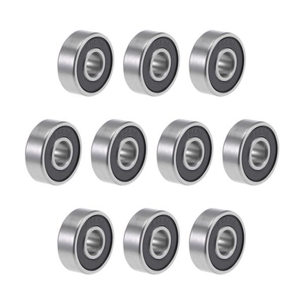 【本商品は海外出荷】お届けは通常20-30日を頂いております。606-2RS (内径=6mm, 外径=17mm, 厚さ=6mm)606-2RS ベアリングは、潤滑剤を保持するために両面に封止されています。クロム鋼（GCr15）で作られており...