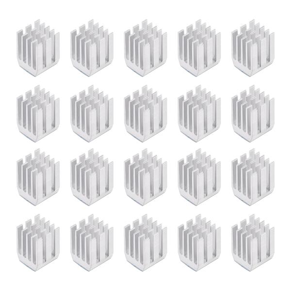 【本商品は海外出荷】お届けは通常20-30日を頂いております。[パラメータ]全体のサイズ：9 x 9 x 12mm（L * W * H）;カラー：シルバートーン。[応用] 冷却チップ、ステッピングモータードライバーモジュール、およびその他の...