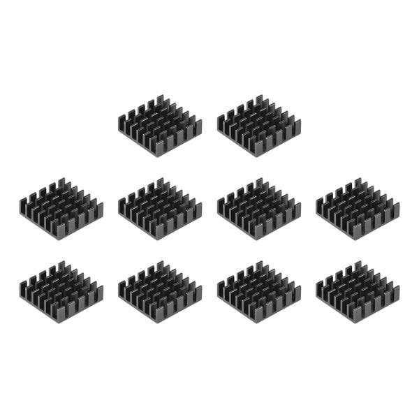 【本商品は海外出荷】お届けは通常20-30日を頂いております。全体のサイズ：6 x 20 x 20mm;カラー：ブラック。このヒートシンクには熱伝導性接着剤が付属しており、良好な冷却結果が得られます。3Dプリンターの冷却に効果的に、モーター...