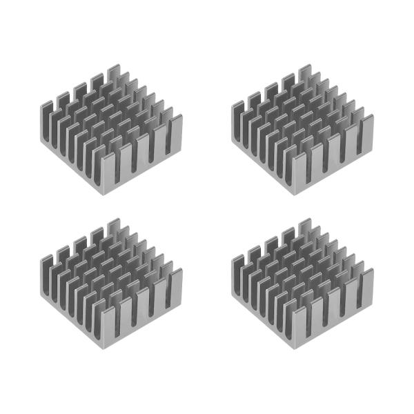 【本商品は海外出荷】お届けは通常20-30日を頂いております。全体のサイズ：10 x 20 x 20mm;カラー：ブラック。このヒートシンクには熱伝導性接着剤が付属しており、良好な冷却結果が得られます。3Dプリンターの冷却に効果的に、モータ...