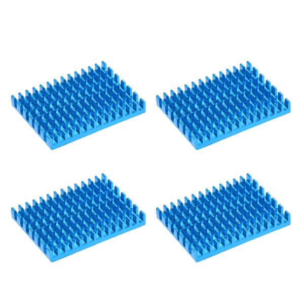 【本商品は海外出荷】お届けは通常20-30日を頂いております。全体のサイズ：5 x 30 x 40mm;カラー：ブルーこのヒートシンクには熱伝導性接着剤が付属しており、良好な冷却結果が得られます。3Dプリンターの冷却に効果的に、モーターはフ...