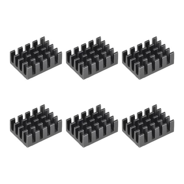 【本商品は海外出荷】お届けは通常20-30日を頂いております。全体のサイズ：7 x 19 x 14mm; カラー：ブラック。このヒートシンクには熱伝導性接着剤が付属しており、良好な冷却結果が得られます。3Dプリンターの冷却に効果的に、モータ...