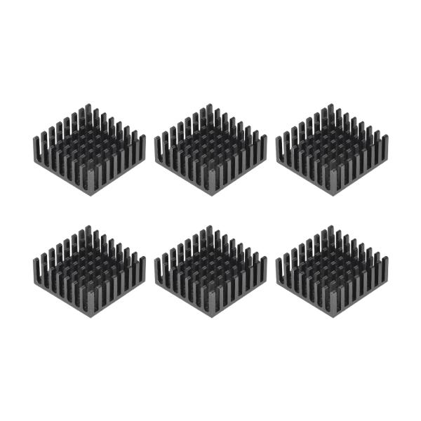 【本商品は海外出荷】お届けは通常20-30日を頂いております。全体のサイズ：10 x 25 x 25mm; カラー：ブラック。このヒートシンクには熱伝導性接着剤が付属しており、良好な冷却結果が得られます。3Dプリンターの冷却に効果的に、モー...