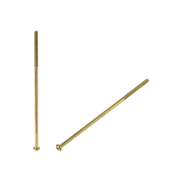 【本商品は海外出荷】お届けは通常20-30日を頂いております。仕様：スレッドタイプ：メトリック。スレッドサイズ：M4 x 120mm;材料：炭素鋼;仕上げ：浸炭＋カラー亜鉛メッキアプリケーション：主にダブルベッド、家具、TVラックの壁掛けな...