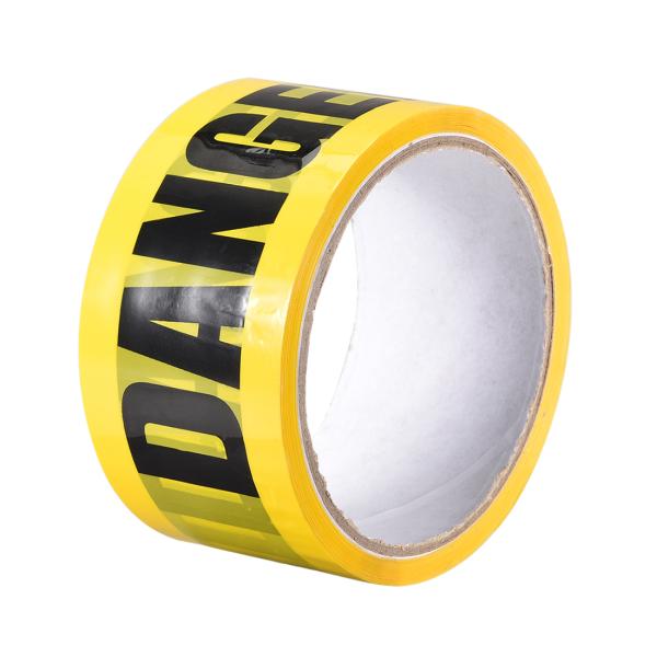 【本商品は海外出荷】お届けは通常20-30日を頂いております。[サイズ]-25 m x 48mmの粘着防止スリップテープの1ロール、ブラックイエロー。[目を引く] - 印刷された言葉は「危険」で、黄色がかった黒のストライプのステッカーテープ...