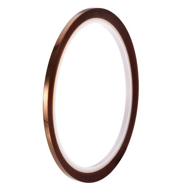 【本商品は海外出荷】お届けは通常20-30日を頂いております。【基本情報】素材 : シリコーン接着剤付きポリイミド；サイドタイプ：シングルサイド；ロールあたりの全長 : 30m；テープ幅 : 3 mm；厚さ : 0.055mm。【高温】耐熱...