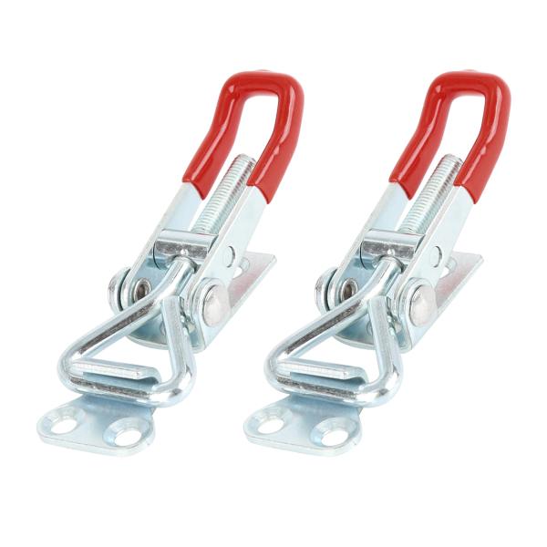 【本商品は海外出荷】お届けは通常20-30日を頂いております。耐食性・防錆性に優れた亜鉛メッキ鉄材を使用。丈夫で長持ち。小型で設置が簡単で、これらのトグルクランプをドアまたはボックスにネジで固定するだけです。設置距離は調整可能で、2つのドア...