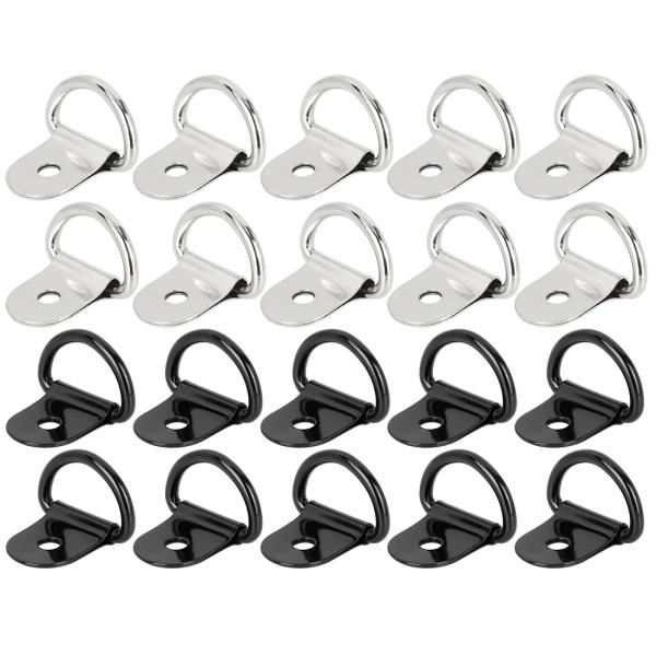 【本商品は海外出荷】お届けは通常20-30日を頂いております。100％新品で、決して使用されていません。 Dリング固定リングの表面取り付けボルト。張力：100 kg。腐食および防錆：鉄およびステンレス鋼の仕上げによって保護されたタイダウンリ...