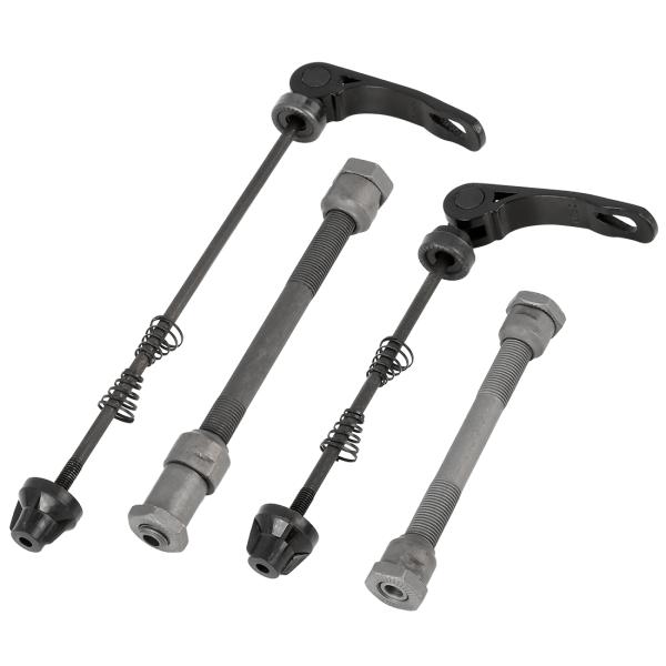 【本商品は海外出荷】お届けは通常20-30日を頂いております。【製品情報】：製品名はバイクフロントハブアクスル、フロントハブアクスル、自転車シャフトベアリングと呼ばれています。 軸ねじ径のサイズは9.5 mm、ハブ間隔のサイズは95 mmで...