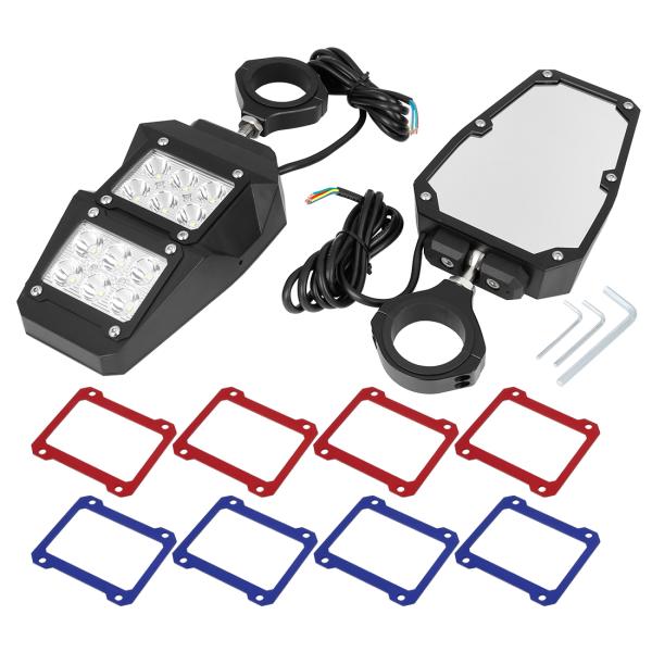 【本商品は海外出荷】お届けは通常20-30日を頂いております。ブレイクアウェイ：これらのUTVサイドビューミラーは木や障害物にぶつかると折りたたまれ、傷を軽減するだけでなく、アルミニウム合金ミラーの耐用年数も延ばします。 ボールピボットマウ...