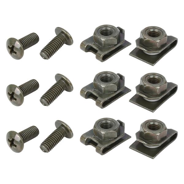 【本商品は海外出荷】お届けは通常20-30日を頂いております。【サイズ】ネジサイズ:5x12mm【アプリケーション】壊れたモーターサイクル自動車ネジ入。【高品質】u-クリップとネジは高品質のメタル製で、防食で、丈夫で耐久性です。【汎用】クリ...