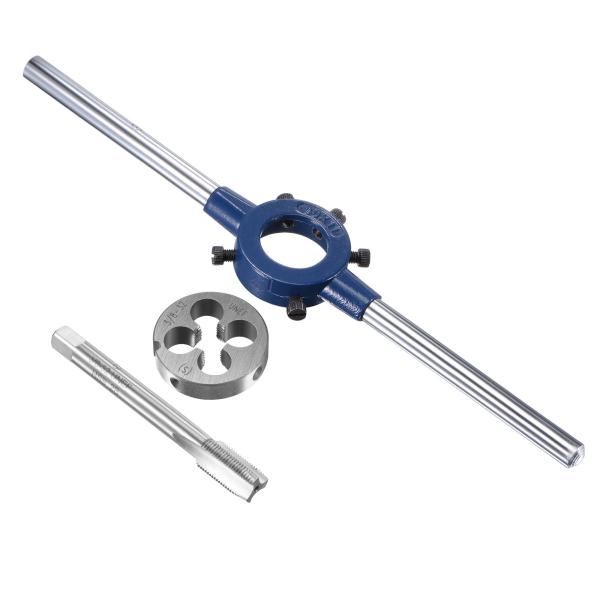 【本商品は海外出荷】お届けは通常20-30日を頂いております。タップアンドダイセット：0.15mmスレッドタップとラウンドダイ。30mm 径在庫は、調整可能なネジを備えた20mm-30mm/m9-m11容量フィットです。オスとメス糸の作りや...