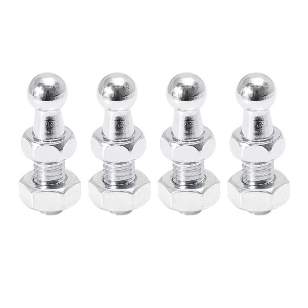 【本商品は海外出荷】お届けは通常20-30日を頂いております。【サイズ】10mmのボールソケットに適用されます。ねじ径：M8x1.25、ねじ長さ：15mm【パッケージ】4xガスストラットボールスタッド、4xナット【応用】ガスストラット、ボン...