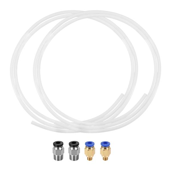 【本商品は海外出荷】お届けは通常20-30日を頂いております。すべての1.75mmフィラメント3Dプリンターに適合します。内径x外径：2mmx4mm。長さ：2MPTFEチューブは強力な耐食性、耐酸性および耐アルカリ性、高温（240℃/ 46...