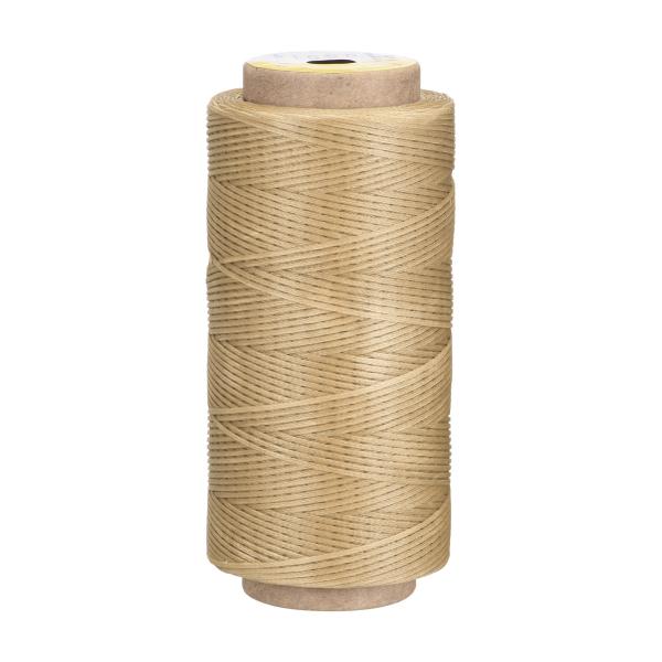 【本商品は海外出荷】お届けは通常20-30日を頂いております。[ レザーワックススレッド ] - 約170 m; ネジサイズ：1mm（210D / 16）[ 材料] - ポリエステル糸のテキスタイルでできており、高温でワックスをかけ、軽量で...