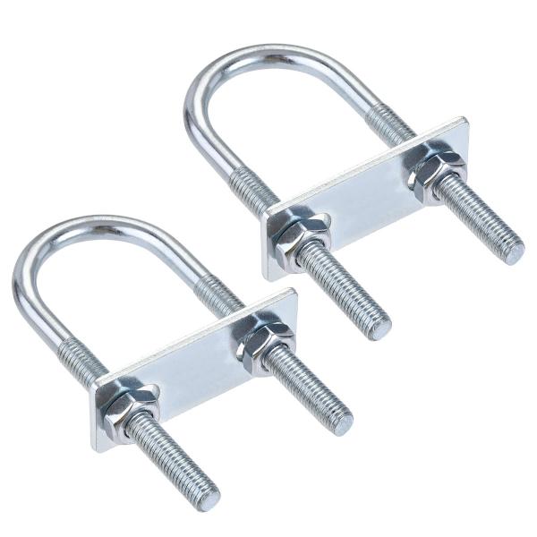 【本商品は海外出荷】お届けは通常20-30日を頂いております。ねじ径：M8; フィットロッドサイズ：34mm;ロッド直径：7mm; 全長：100mm六角ナットサイズ：14 x 6mm（六角幅* H）; フレームプレートサイズ：62 x 25...