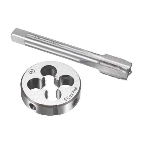 【本商品は海外出荷】お届けは通常20-30日を頂いております。互換性：M12 x 0.75 mmメートルタップとダイのセットは、雄ねじと雌ねじの作成または修理に適しており、汎用アプリケーションに適しており、処理要件を満たすために透明なねじが...