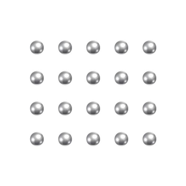 【本商品は海外出荷】お届けは通常20-30日を頂いております。サイズ - 直径2.5 mmのグレードG5精密ボール材質 - 優れた表面品質、高硬度、高耐荷重、耐摩耗性を備えたクロム鋼製。特徴 - 汎用（産業機器の保守または家族のDIYプロジ...