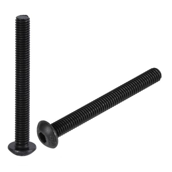 【本商品は海外出荷】お届けは通常20-30日を頂いております。製品名：六角ソケットボタンヘッドボルト; パフォーマンスグレード：12.9;カラー：ブラック;寸法: M5 x 45 mm;ネジの長さ: 45 mm; ピッチ: 0.8 mm内側...