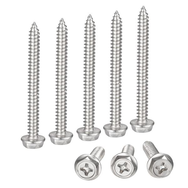 【本商品は海外出荷】お届けは通常20-30日を頂いております。ねじサイズ：M6 x 60 mm; ねじピッチ：1.8 mm304ステンレス鋼製で、頑丈で耐久性があり、さまざまな屋内および屋外環境に適応できます。クロスグルーブによって駆動され...