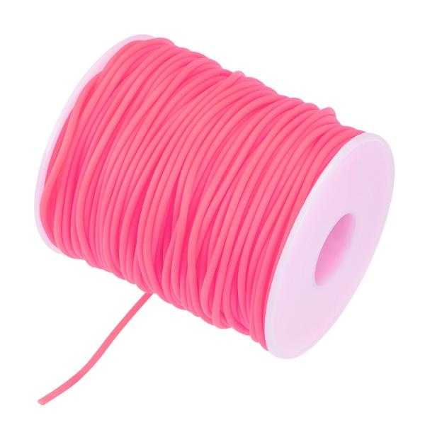 【本商品は海外出荷】お届けは通常20-30日を頂いております。ゴムコードは、DIYオーナメントの製造に広く使用されています。 ゴムコードは、さまざまな手工芸品などのデザインや装飾に使用できます。中空ゴム製チューブ, サイズ : 50m/55...