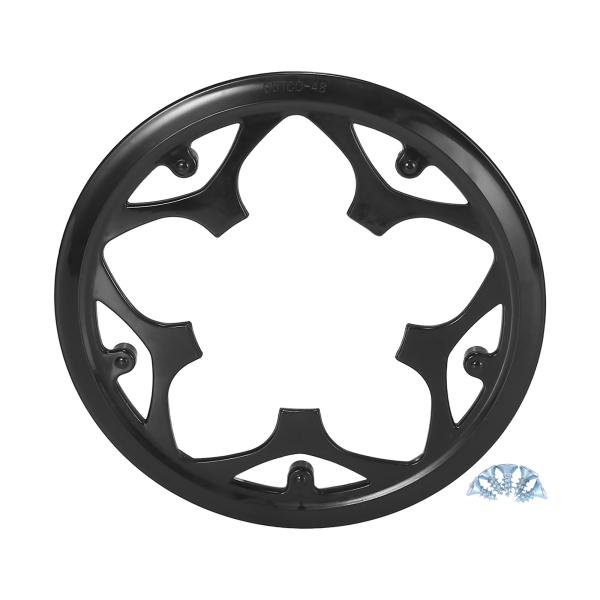 【本商品は海外出荷】お届けは通常20-30日を頂いております。特徴: ピッチ: 9.5 cm ; 歯の数: 48T; 穴の数: 5穴; 穴径: 3 mm備品：クランクセット保護カバーは、48歯のチェーンホイールに適したユニバーサル製品です。...