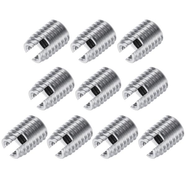 【本商品は海外出荷】お届けは通常20-30日を頂いております。製品名：ねじ込みインサート;Finish: Nickel Plated; Color: Silver Tone; 内ねじサイズ: M6 x 1(直径.x ピッチ);外ねじサイズ:...