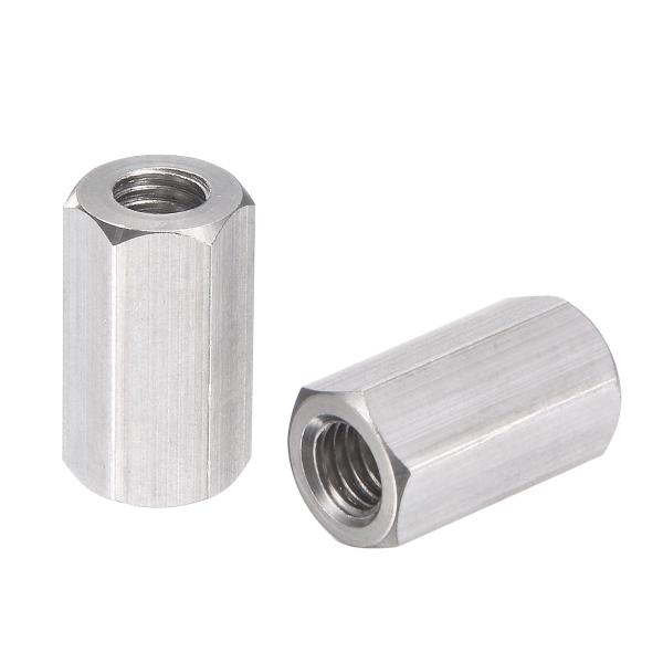 【本商品は海外出荷】お届けは通常20-30日を頂いております。ねじサイズ：M5 x 15 mm; ピッチ：0.8 mm；長さ：15 mmドライブタイプ：外部六角;六角幅：8 mmパッケージ内容：10個入りx六角カップリングナット304ステン...
