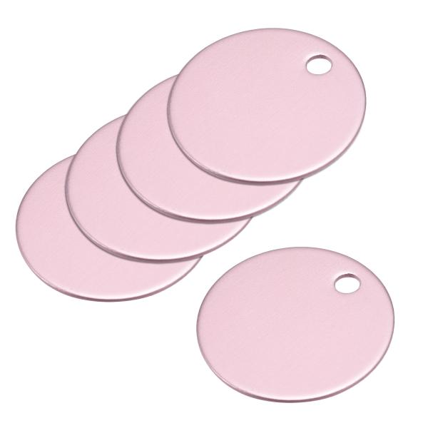 【本商品は海外出荷】お届けは通常20-30日を頂いております。丸い小さなアルミタグブランク両面彫刻。芸術的なフォント、数字や文字の単語、ラベル、写真などを彫刻するために広く使用され、ラベル、キーチェーン、チェーンペンダント、装飾品の装飾、お...