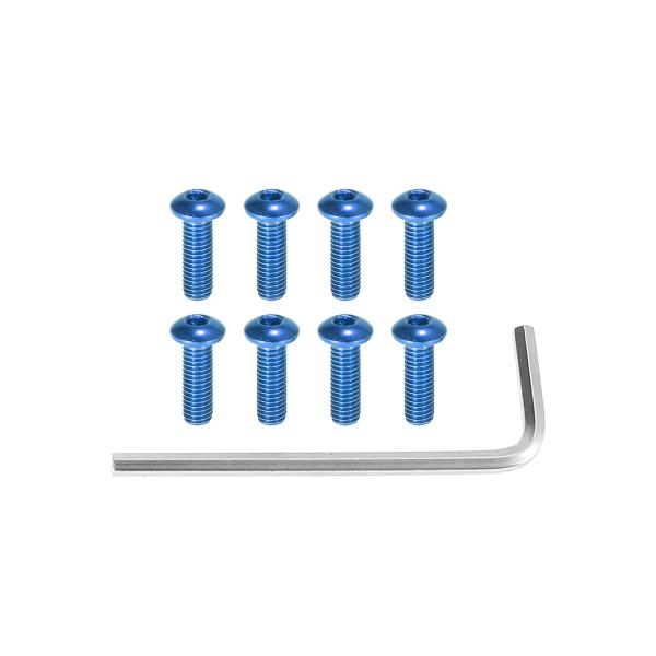 【本商品は海外出荷】お届けは通常20-30日を頂いております。全長：18.5 mm ;ヘッド径：9 mm ; ネジ部分の長さ：15 mm ;ネジサイズ：M5x0.8。スカイブルーカラーのスタイリッシュな外観がかっこいいです。ネジはほとんどの...