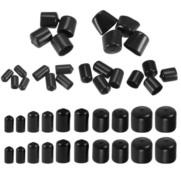 【本商品は海外出荷】お届けは通常20-30日を頂いております。柔軟なゴム製エンドキャップは、スクリュースリーブプロテクター、ボルトキャップ、金属、プラスチックパイプチューブのエンドカバー、家具の脚のエンドプロテクターなどに使用できます。ビニ...