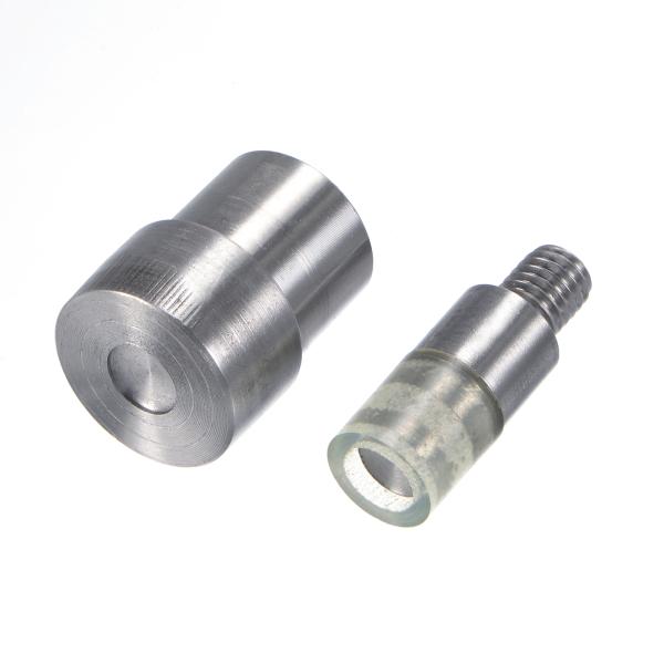 【本商品は海外出荷】お届けは通常20-30日を頂いております。ダブルキャップリベットダイセットは2つの部分で構成されています。ねじトップダイとボトムダイは、ハンドプレスパンチマシンと連携して動作します。このパンチングダイ（手動プレス機用）は...