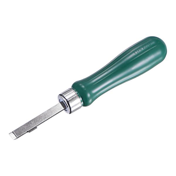 【本商品は海外出荷】お届けは通常20-30日を頂いております。パッケージ内容：1 X 6 mm、7 mm幅のケースナイフ材質：こじりヘッドはステンレス鋼でできており、頑丈で耐久性があります。アルミハンドルは持ちやすいです。小さくて持ち運びが...