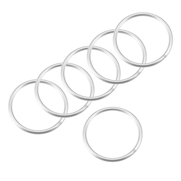 【本商品は海外出荷】お届けは通常20-30日を頂いております。外径: 70mm; 内径: 60mm; 厚さ: 5mmパッケージ内容: 6 x 溶接Oリング材質：304ステンレス鋼、研磨仕上げ、錆びにくい、耐摩耗性、耐食性。利点：304ステン...
