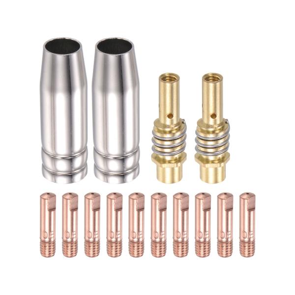 【本商品は海外出荷】お届けは通常20-30日を頂いております。[コンタクトチップ] - オリフィス：0.8 mm[パッケージ内容] - 10 x コンタクトチップ, 2 x シールドカップ/ガスノズル, 2 x コネクティングロッド。[互換...