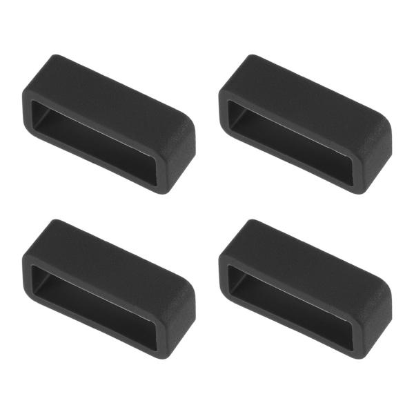 【本商品は海外出荷】お届けは通常20-30日を頂いております。パッケージの内容： 同じサイズの4つの耐久性のあるシリコンループを含みます。互換性：18mm幅のストラップの時計バンドループ（時計またはリストバンドは含まれていません）。注文前に...