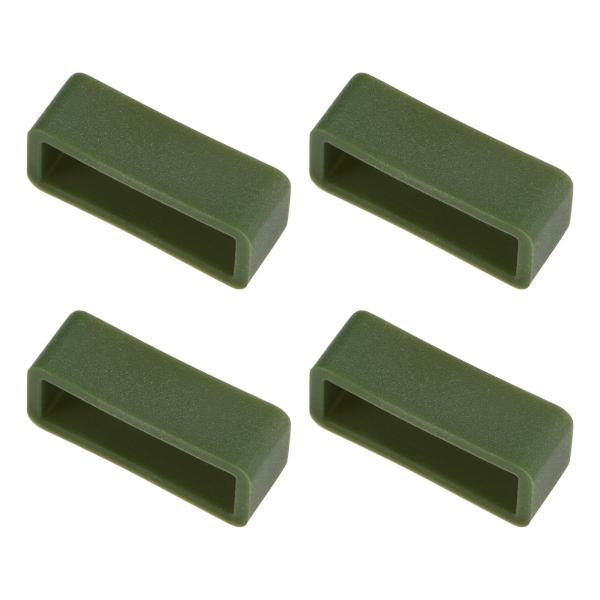 【本商品は海外出荷】お届けは通常20-30日を頂いております。パッケージの内容： 同じサイズの4つの耐久性のあるシリコンループを含みます。互換性：20mm幅のストラップの時計バンドループ（時計またはリストバンドは含まれていません）。注文前に...