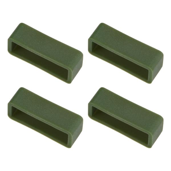 【本商品は海外出荷】お届けは通常20-30日を頂いております。パッケージの内容： 同じサイズの4つの耐久性のあるシリコンループを含みます。互換性：22mm幅のストラップの時計バンドループ（時計またはリストバンドは含まれていません）。注文前に...