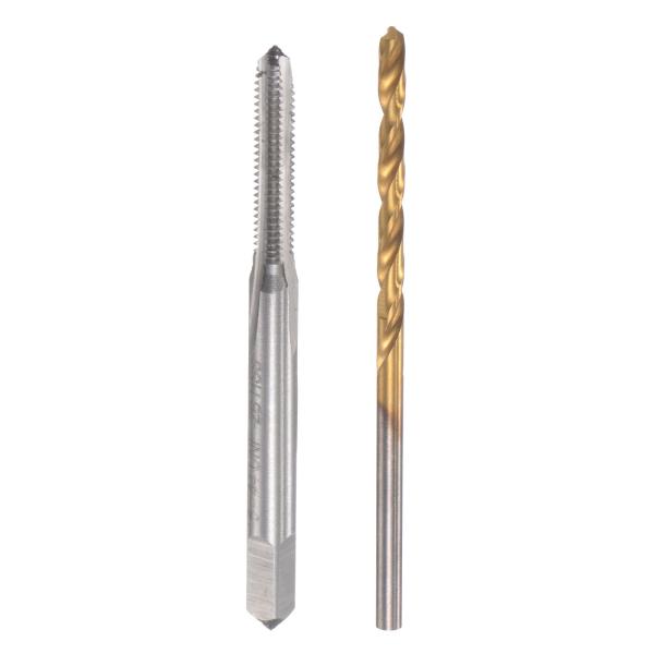 【本商品は海外出荷】お届けは通常20-30日を頂いております。タップとドリルビット：タップねじサイズ：5-44 UNF, ドリルビット径：2.7 mm.高速度鋼工具は、耐摩耗性に優れた硬度と靭性を備えています。ストレートフルートタップ：スト...