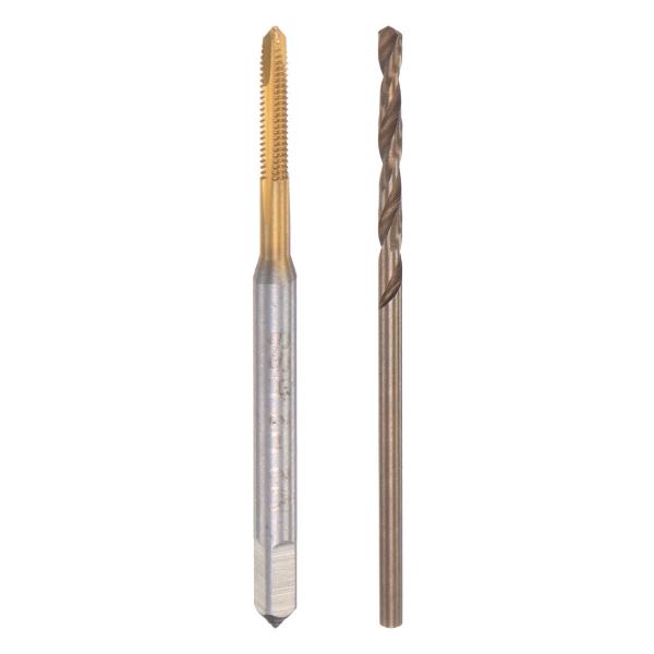 【本商品は海外出荷】お届けは通常20-30日を頂いております。タップとドリルビット：タップネジサイズ：M2 x 0.4, ドリルビット径：1.6 mm。高速度鋼工具は、耐摩耗性に優れた硬度と靭性を備えています。汎用アプリケーションに適してい...