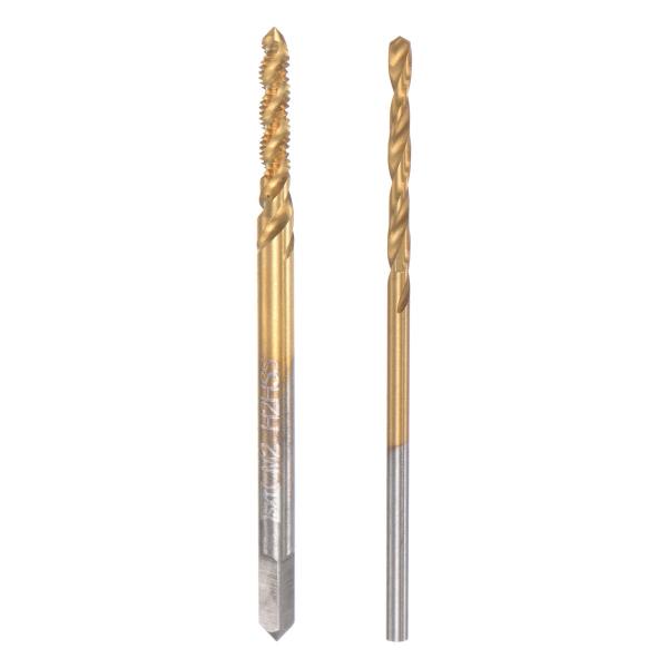 【本商品は海外出荷】お届けは通常20-30日を頂いております。タップとドリルビット：タップネジサイズ：M2 x 0.4, ドリルビット径：1.6 mm。高速度鋼工具は、耐摩耗性に優れた硬度と靭性を備えています。汎用アプリケーションに適してい...