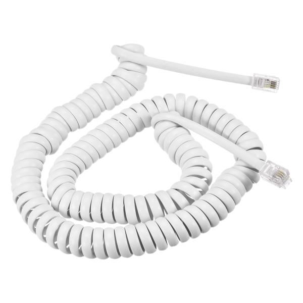 【本商品は海外出荷】お届けは通常20-30日を頂いております。電話と受話器の間に使用される電話受話器コードは、主に家庭またはオフィスの固定電話に使用される電話回線を効果的に延長します。電話受話器コードはここで提供します。RJ9プラグ4P4C...