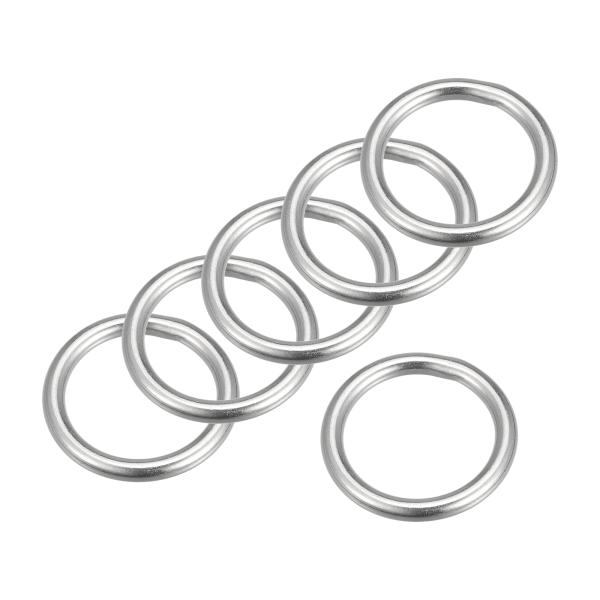 【本商品は海外出荷】お届けは通常20-30日を頂いております。内径: 25mm; リング厚さ: 4mmパッケージ内容: 6 x 溶接ラウンドリング素材: 316 ステンレス鋼、研磨仕上げ、溶接、滑らかな表面、錆びにくい、耐摩耗性、耐食性。利...