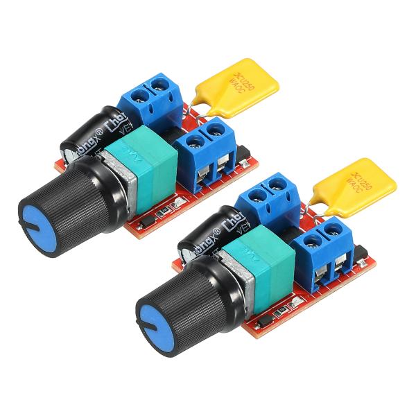 【本商品は海外出荷】お届けは通常20-30日を頂いております。DCモーターコントローラーはDC 3-35V 5A電流5A、DCモーターあるいはDCロードに対応です。効率的に調整できます。全サイズ: 30x24x15 mm ；電圧: DC 3...