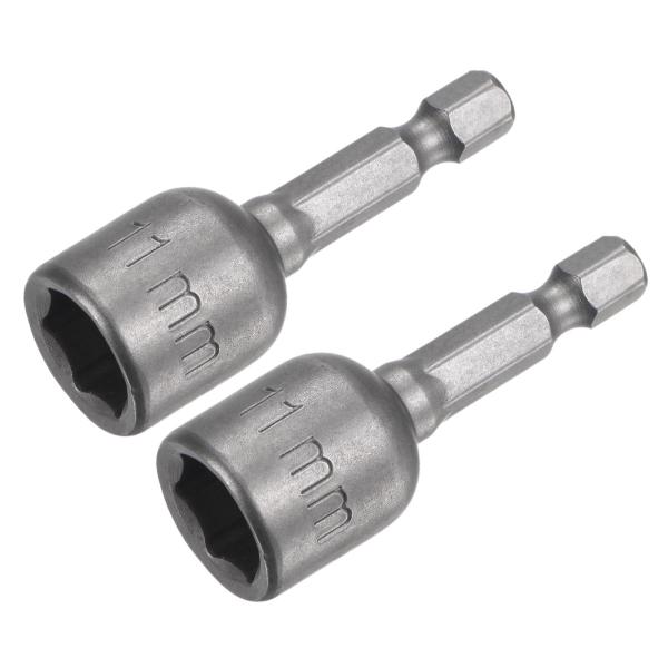 【本商品は海外出荷】お届けは通常20-30日を頂いております。サイズ - 11 mmナットドライバー、全長48 mm。6.35 mm六角シャンク - ユニバーサル6.35 mm六角シャンクは、さまざまなクイックチェンジチャックアンドドリル、...