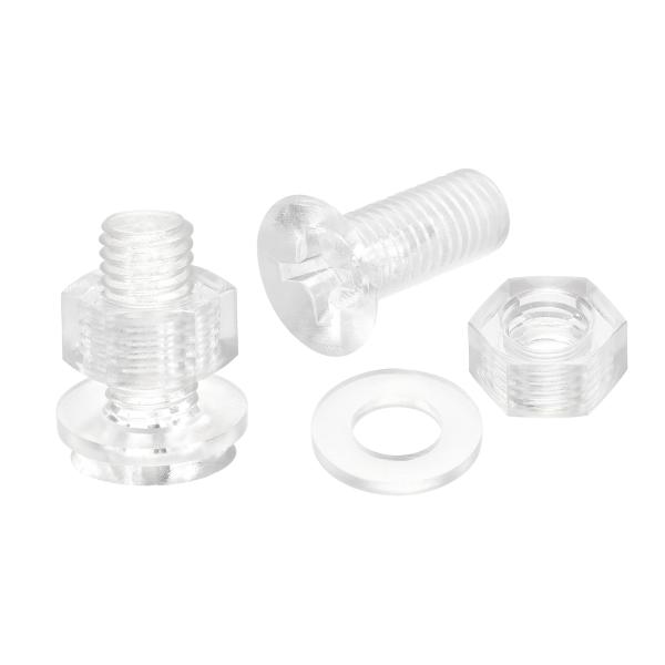 【本商品は海外出荷】お届けは通常20-30日を頂いております。仕様: ねじサイズ: M10 x 25mm;ピッチ: 1.5mm;パッケージ内容: 20セット x ナット付きプラス小ネジ、平ワッシャー素材: ネジ、ナット、ワッシャーは頑丈で透...