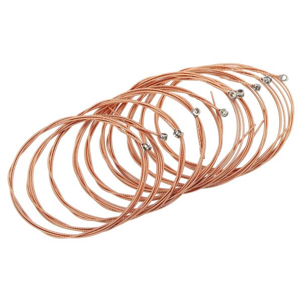 【本商品は海外出荷】お届けは通常20-30日を頂いております。アコースティックギターに適したギター弦です。数量（10個入り）はギターの交換弦として十分かつ効果的です。文字列仕様:011〜052;全長:85 cm;直径:1 mm;パッケージ内...